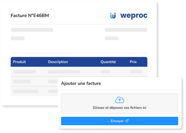 Centralize and store your supplier invoices with Weproc