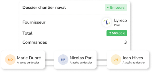 Purchasing Management by Folder | Weproc