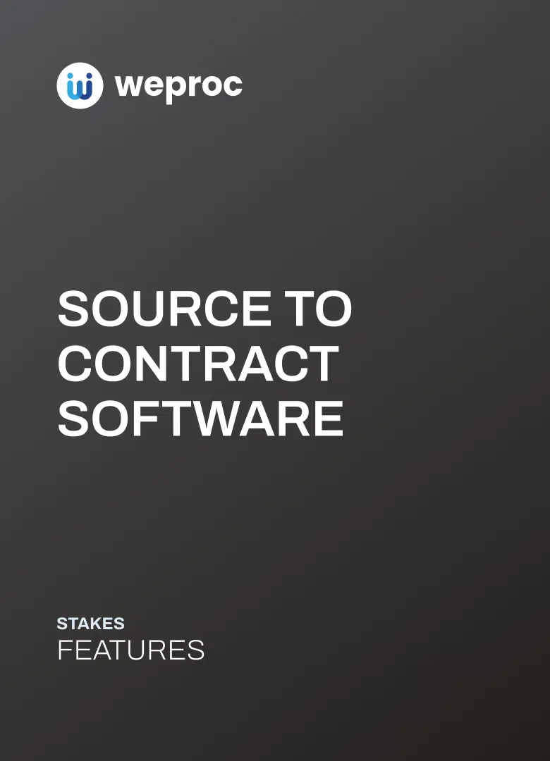 Source-to-Contract (S2C) Software for your Purchase Process